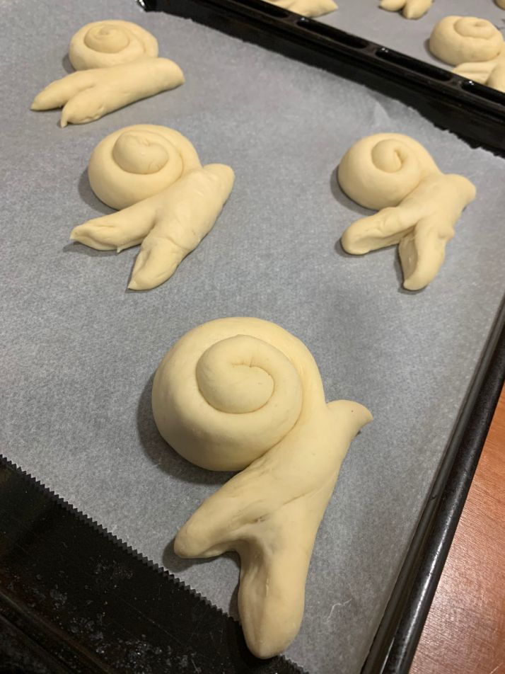 Caracoles de pan | Salteando ideas